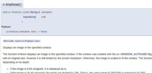 【OpenCV/Python】ドキュメントの場所 | イメージングソリューション