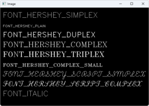 【OpenCV-Python】putText(文字の描画) | イメージングソリューション